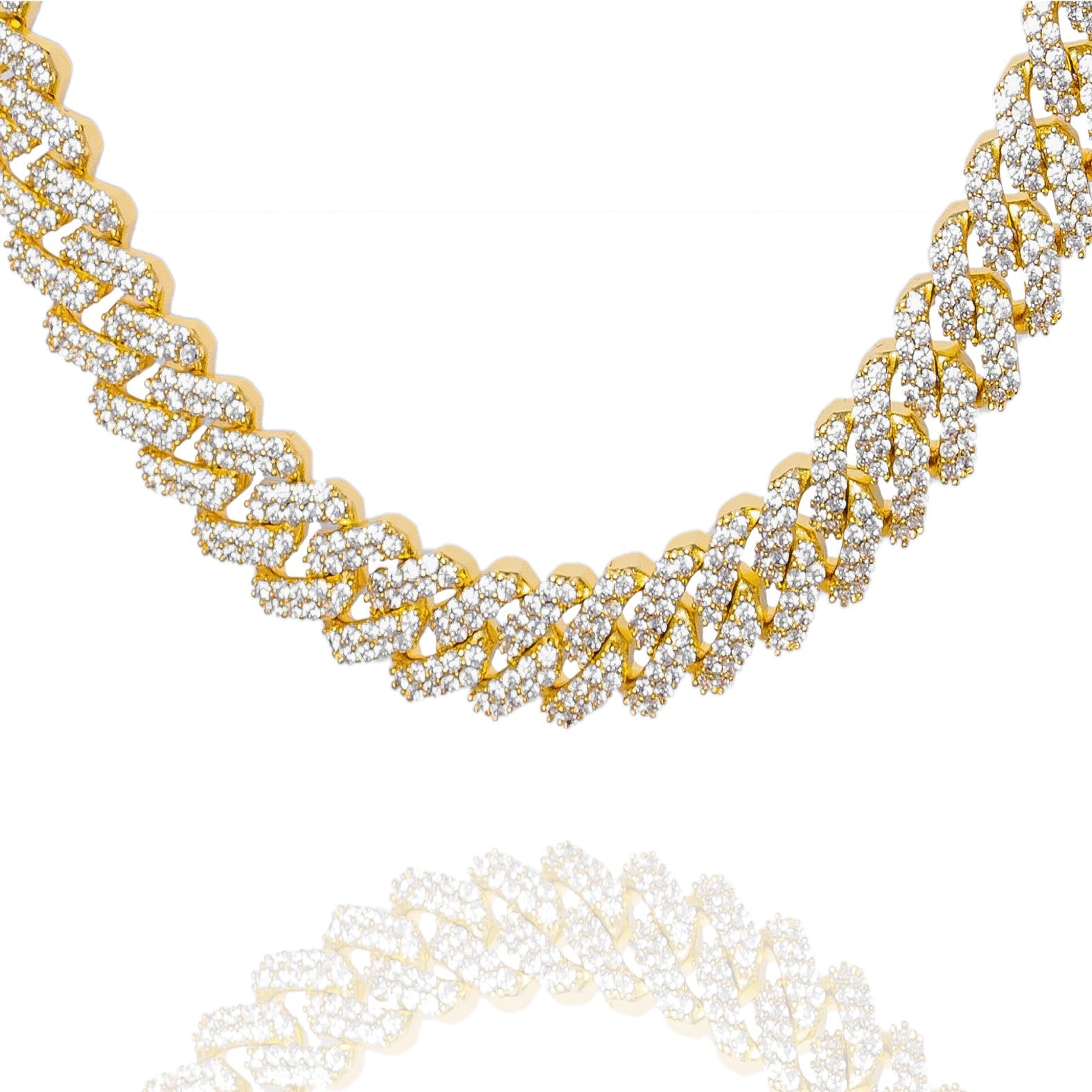 Big Daddy 12MM Full Iced Out Cuban Gold Chain – Big Daddy Watches